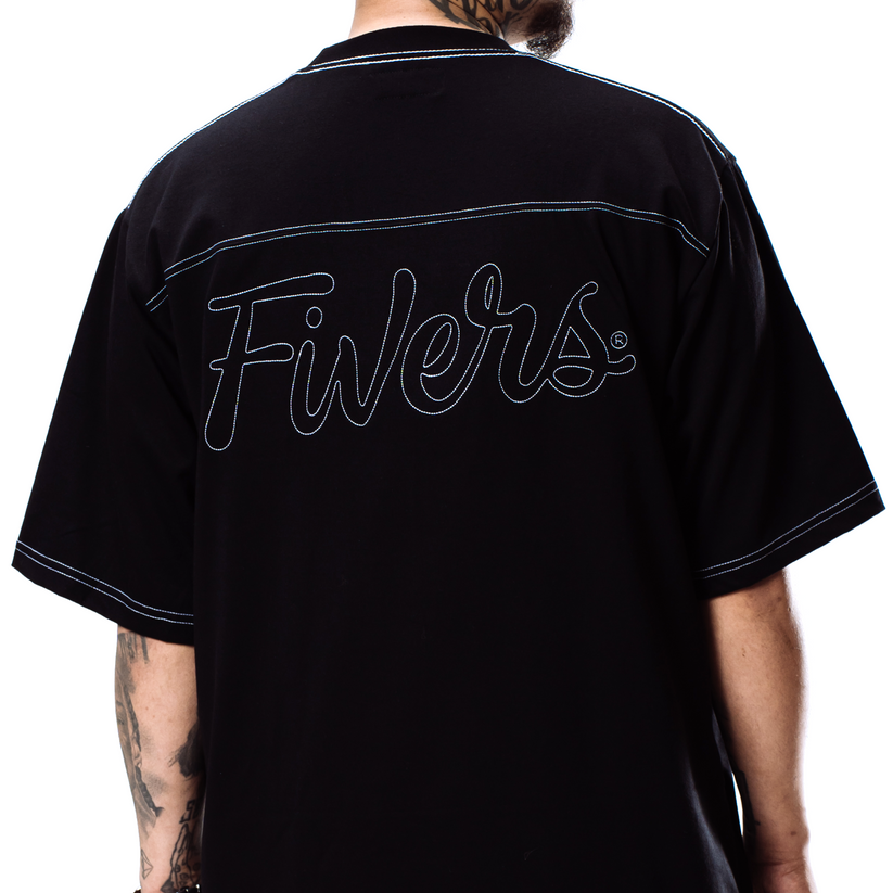 Embroidered Cursive Logo -Black – Fivers® - Official Webstore