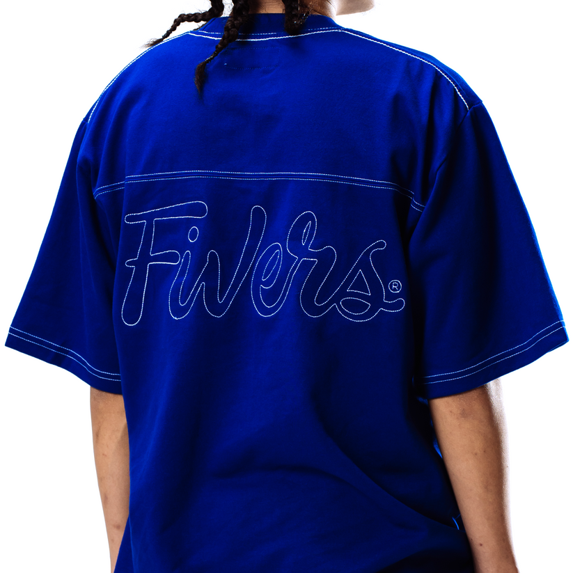 Embroidered Cursive Logo - Blue – Fivers® - Official Webstore