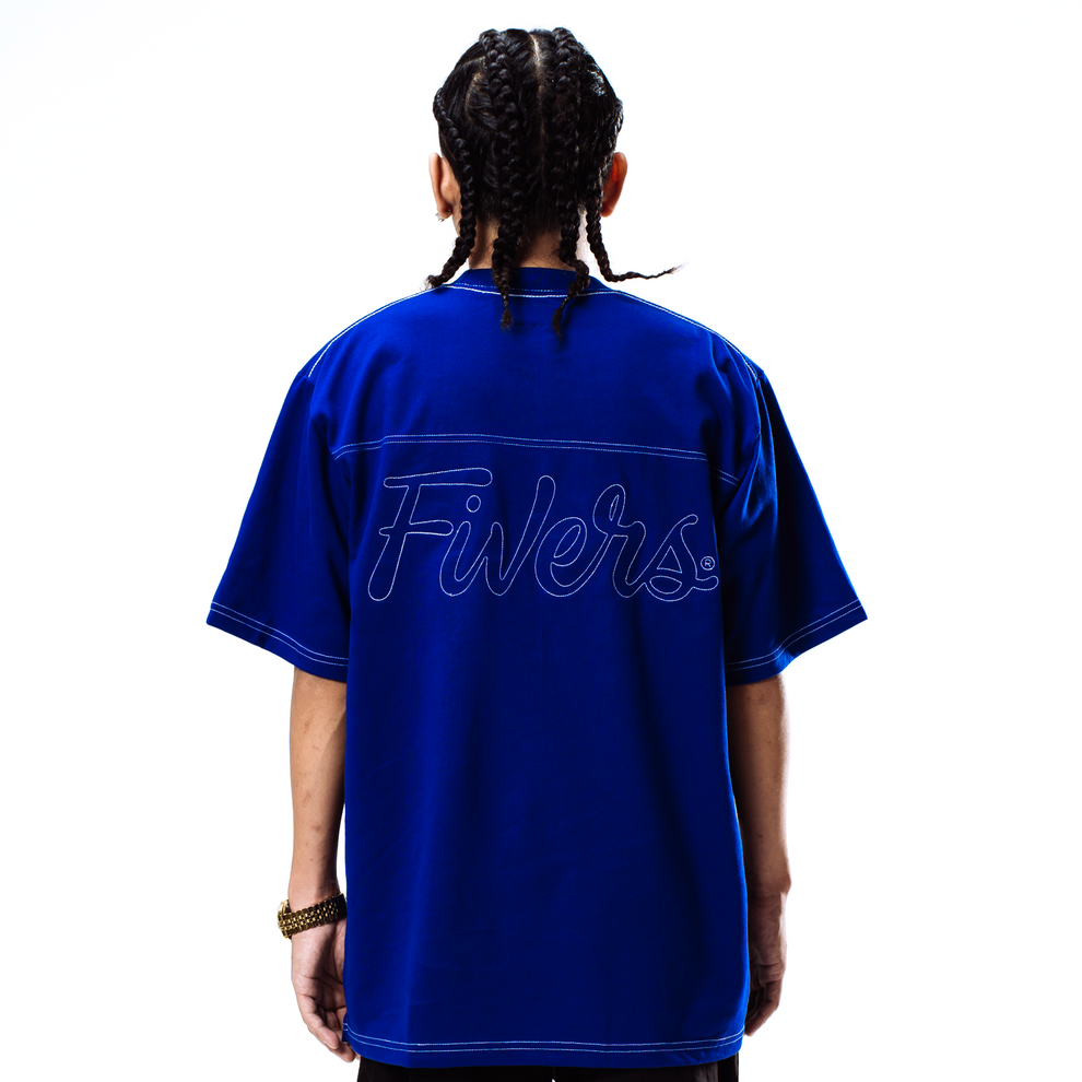 Embroidered Cursive Logo - Blue – Fivers® - Official Webstore