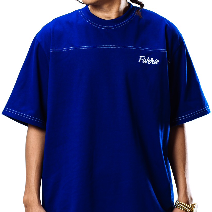 Embroidered Cursive Logo - Blue – Fivers® - Official Webstore